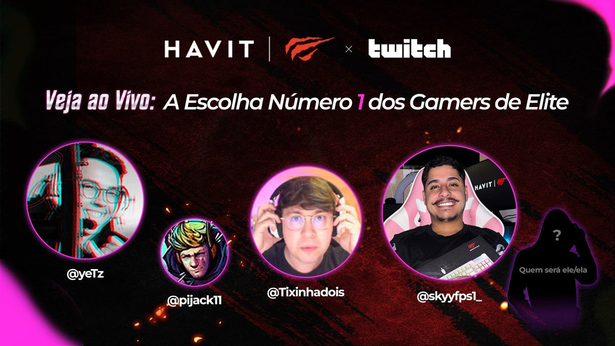 Brazil's Twitch Streamer’s Top Pick this October! HAVIT FUXI-H3 Quad-M ...