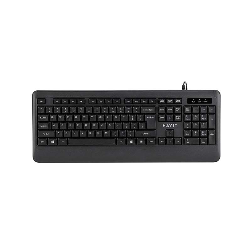 KB256 — Silent, Spill-Proof Wired Keyboard | HAVIT — HAVIT Business